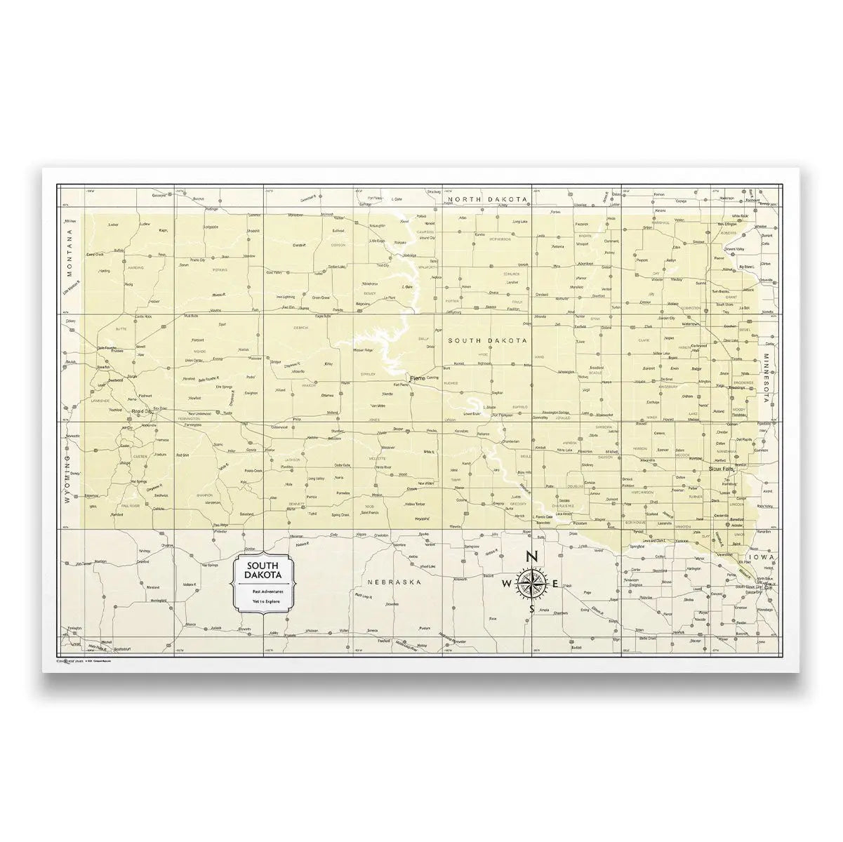 Colorable maps of south dakota