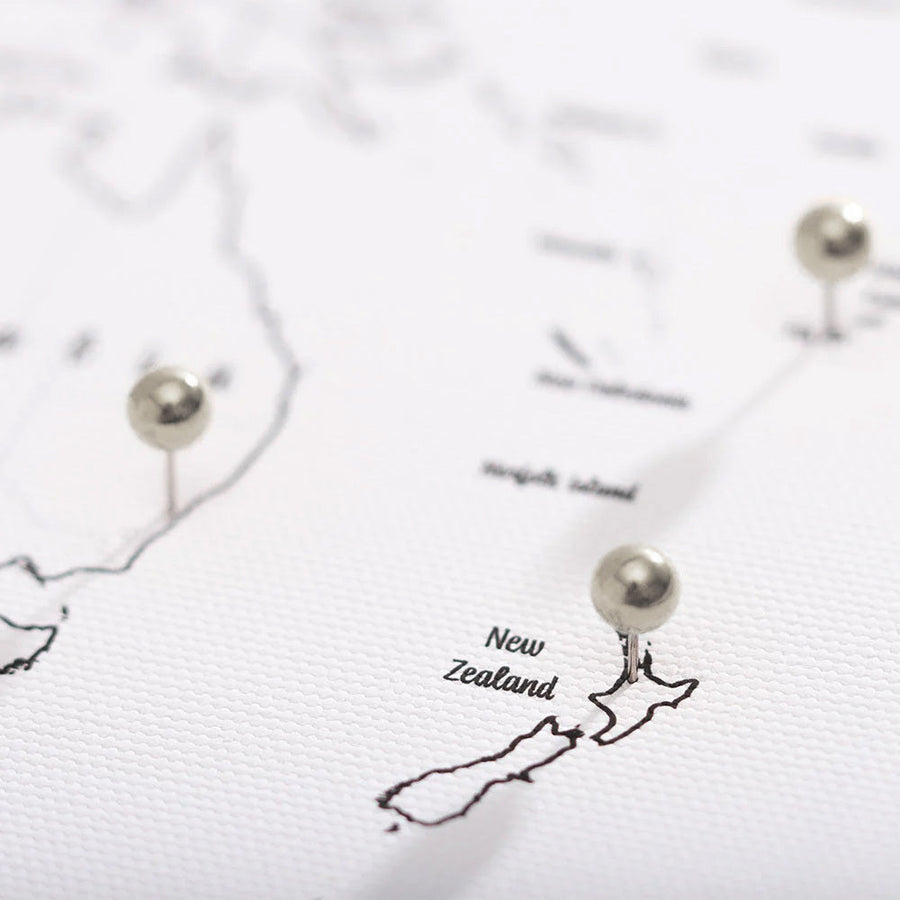 Push Pin Mini Maps for Small Spaces