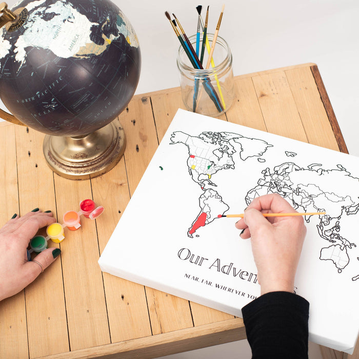 Paintable Mini World Map - DIY World Map - Conquest Maps — Conquest ...