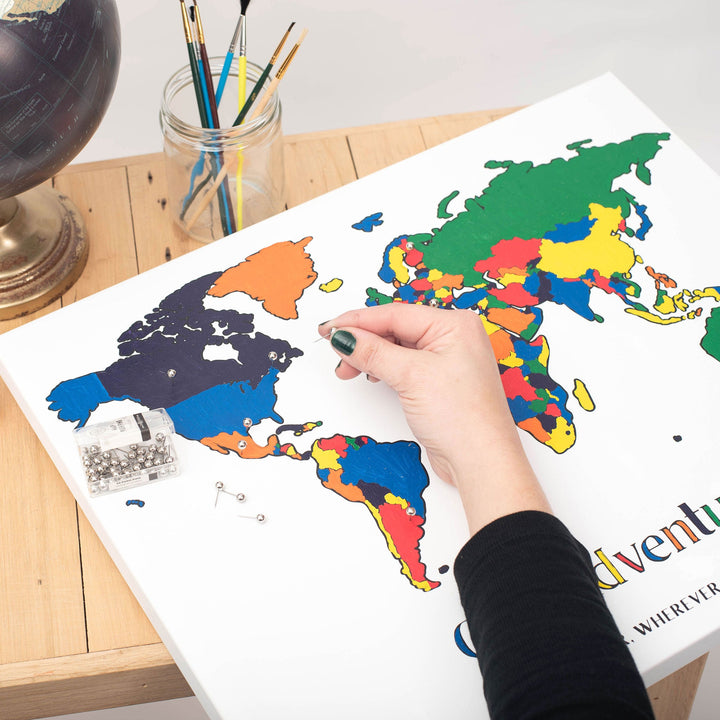 Color Your World! Maps for Painting - DIY Map Art - Conquest Maps