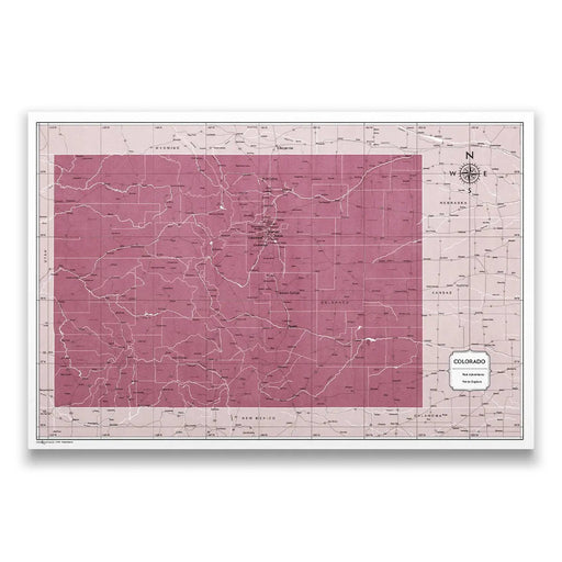 Colorado Poster Maps — Conquest Maps LLC