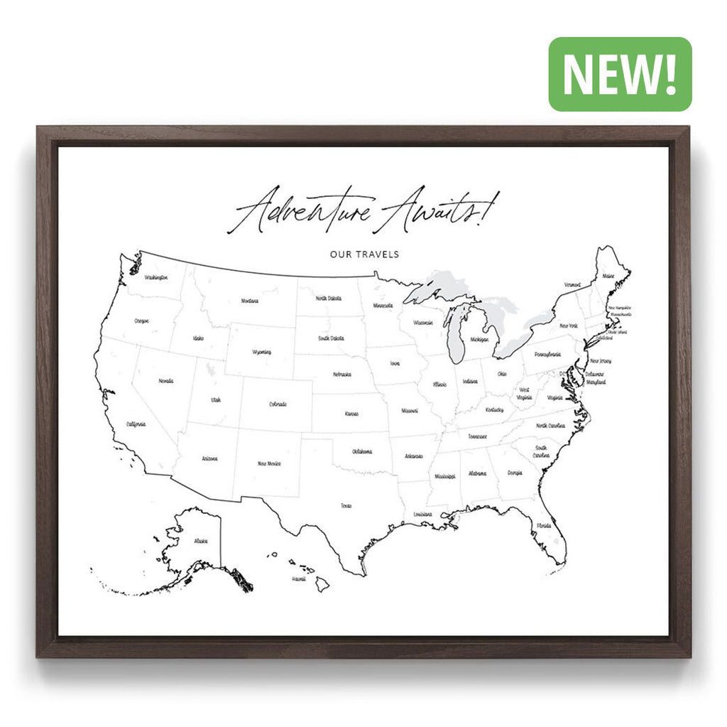 Places I’ve Been Map | Celebrate Travel | Conquest Maps — Conquest Maps LLC