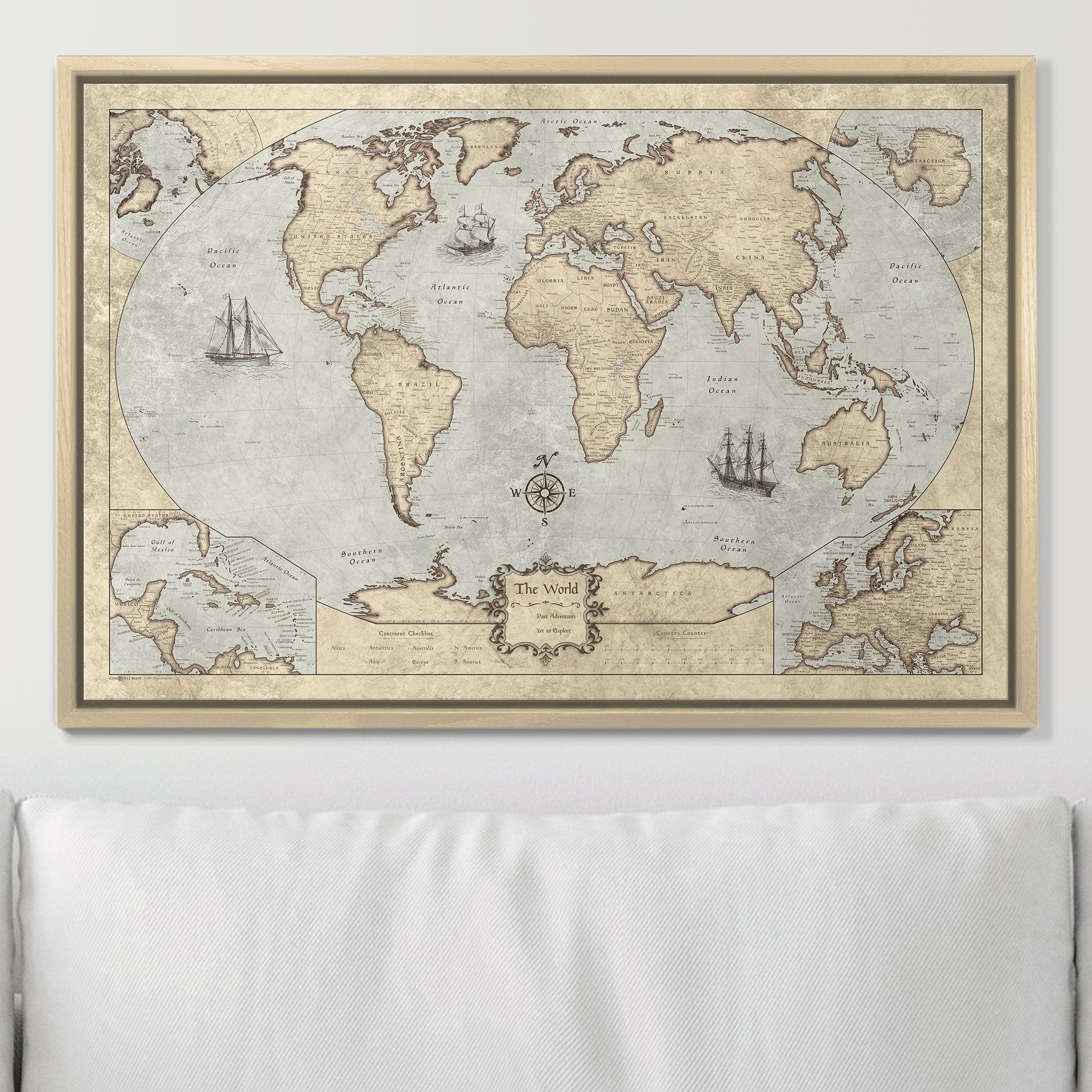Winkel Tripel Map Poster | Customize for $20 | Conquest Maps — Conquest ...