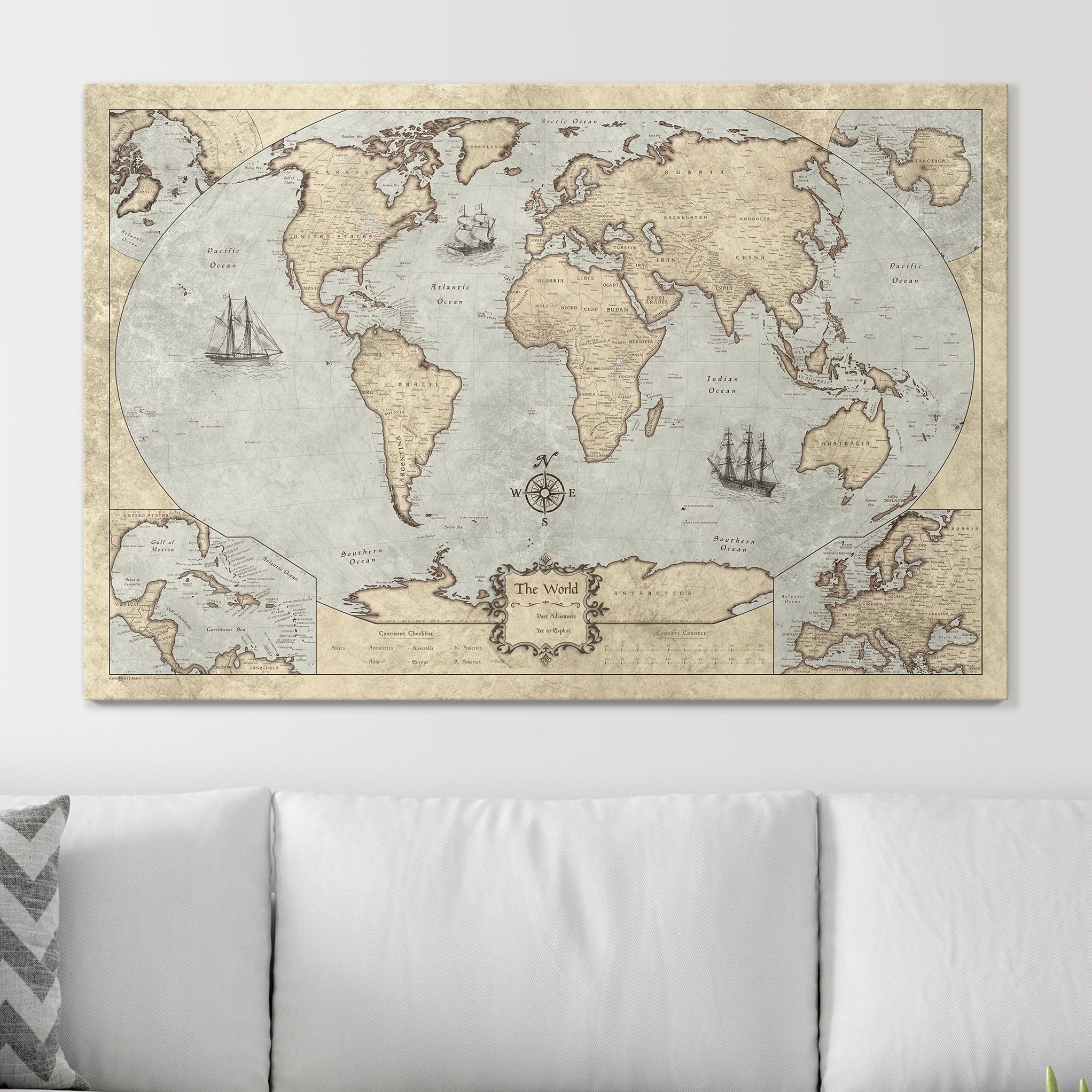 Winkel Tripel Map Poster | Customize for $20 | Conquest Maps — Conquest ...
