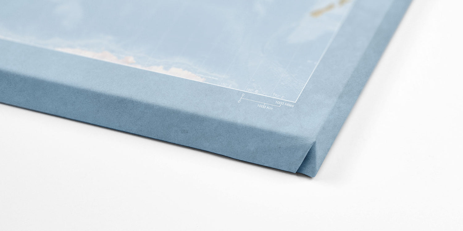 Topographic Map Wall Art | Premium World Map Posters | Conquest Maps ...