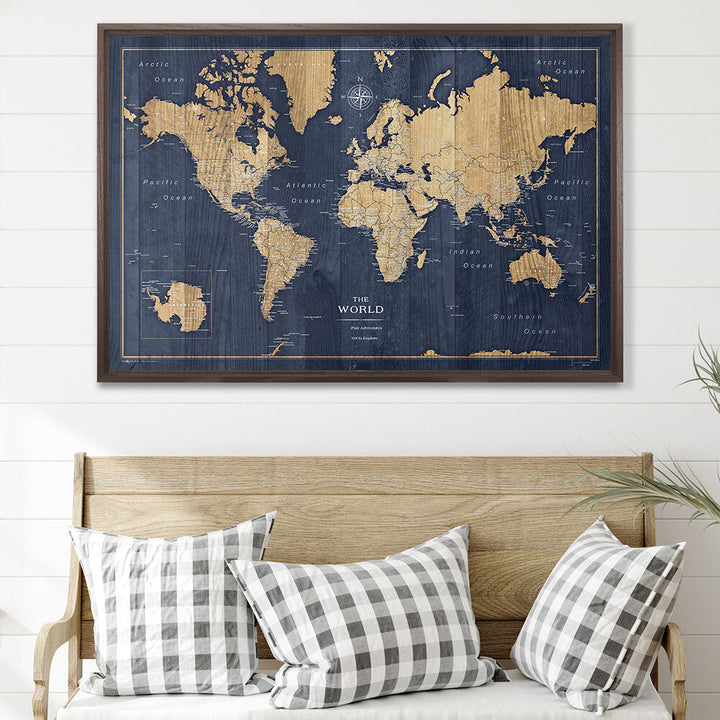 World Travel Map | Travel Map Pin Board | Conquest Maps