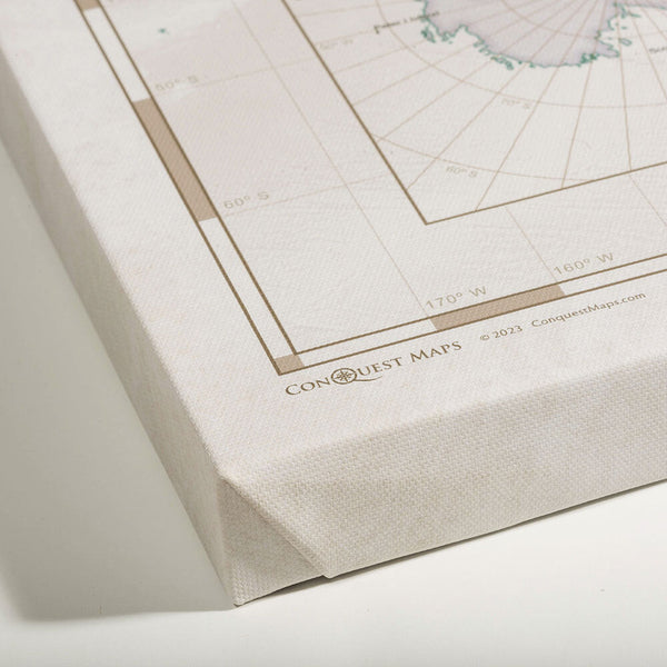 Desert Sunrise - World Map Pin Board | Conquest Maps