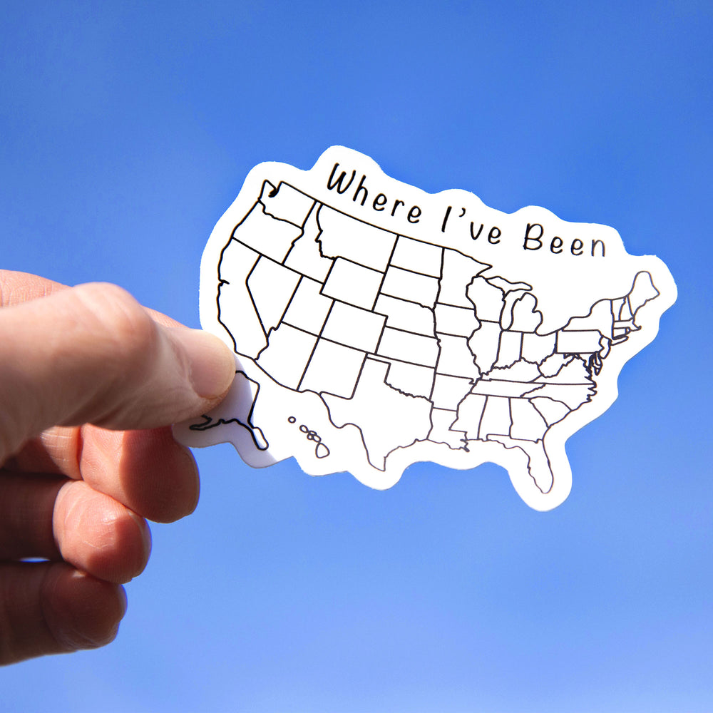 "Where I've Been" Sticker