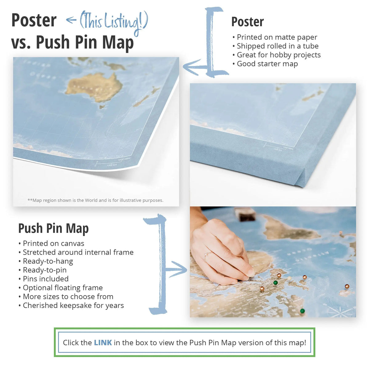 Topographic Map Wall Art | Premium World Map Posters | Conquest Maps