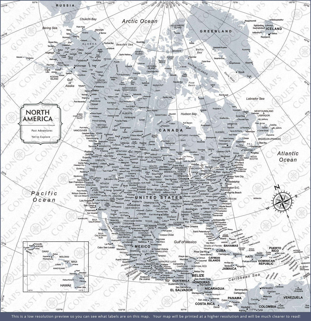 North America Maps | Plan Your Next Trip | Conquest Maps