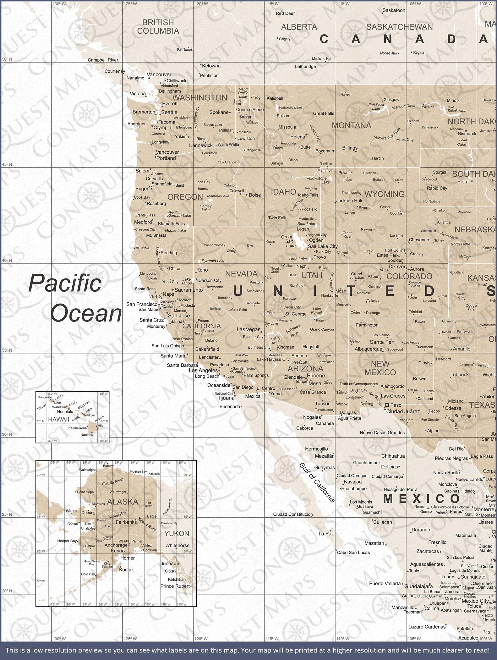 USA Travel Map Pin Board with Push Pins: Light Brown Color Splash ...