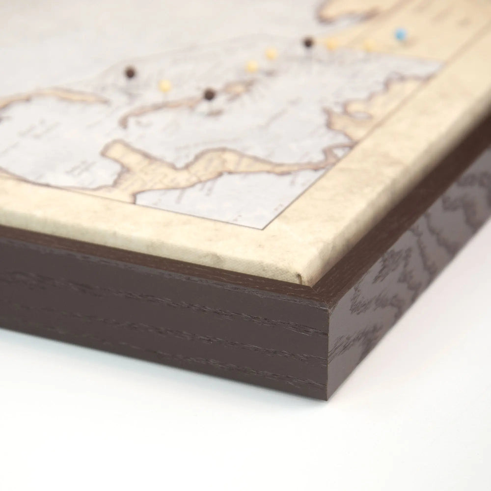 Map Frames | Decorative Wood Designs | Shop Conquest Maps