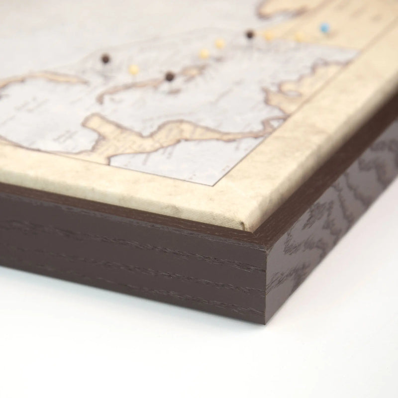 Map Frames | Decorative Wood Designs | Shop Conquest Maps