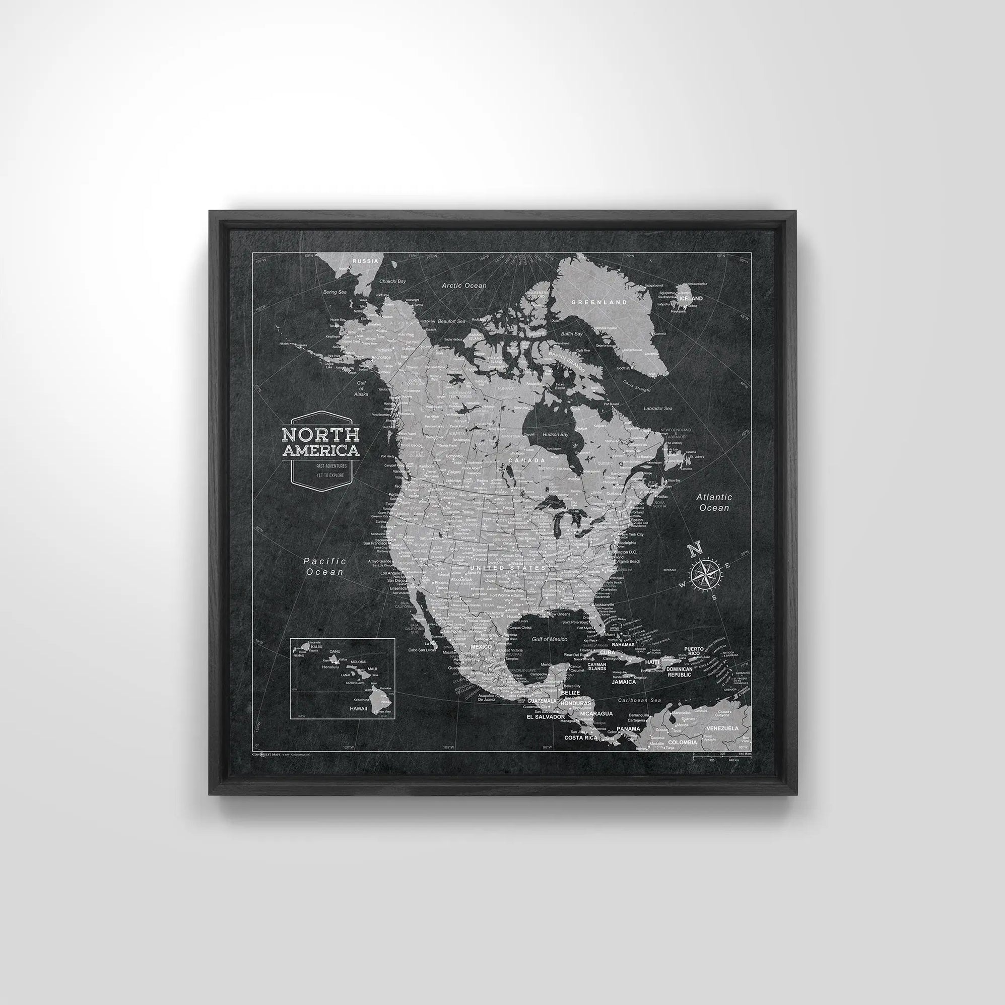 Map Frames | Decorative Wood Designs | Shop Conquest Maps — Conquest ...
