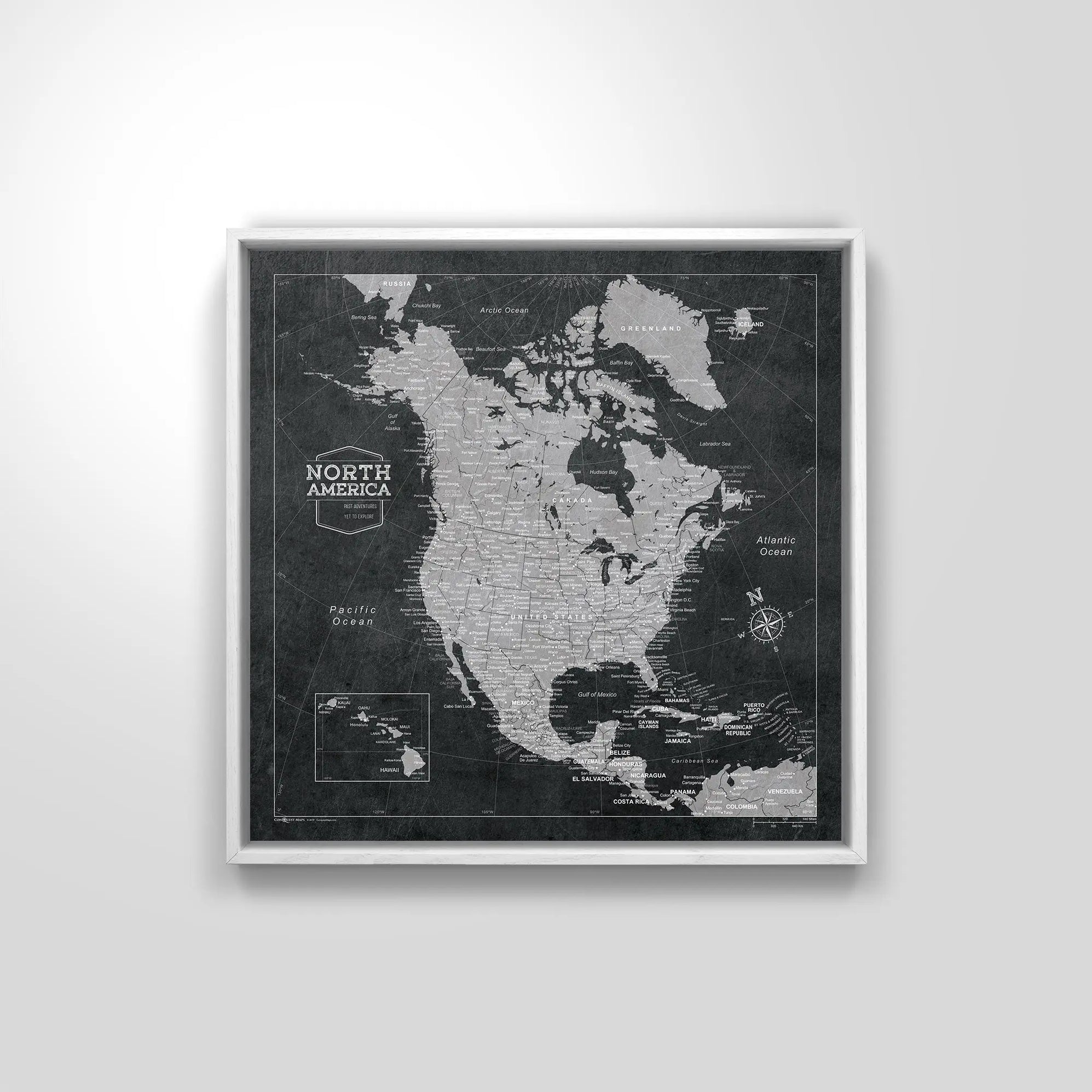 Map Frames | Decorative Wood Designs | Shop Conquest Maps — Conquest ...