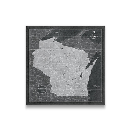 Wisconsin Poster Maps — Conquest Maps LLC