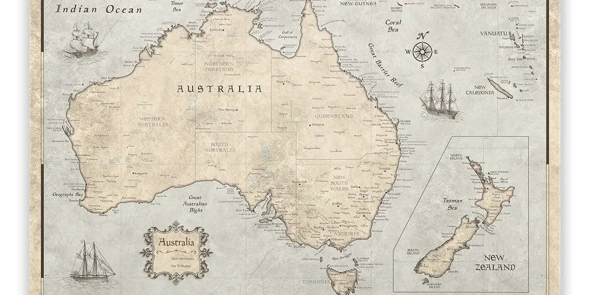 Great Australian Bight On Map