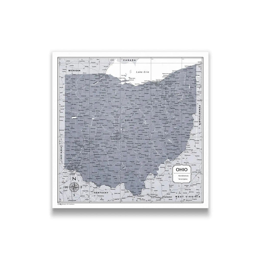Ohio Poster Maps — Conquest Maps LLC