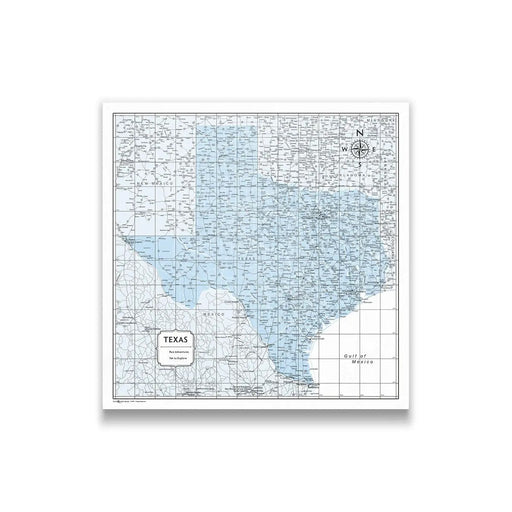 Texas Travel Maps | Push Pins Included | Conquest Maps