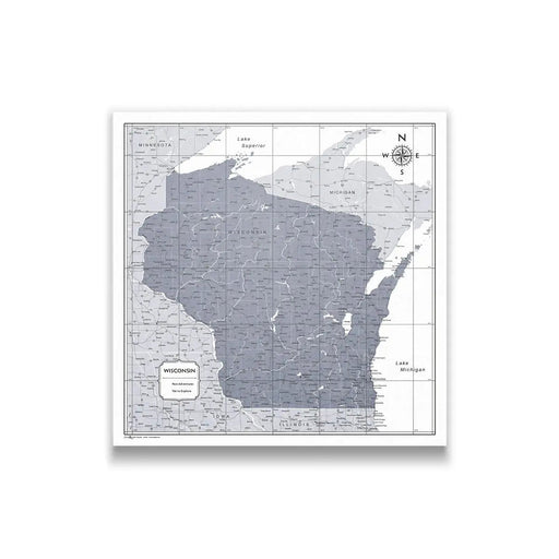Wisconsin Poster Maps — Conquest Maps LLC