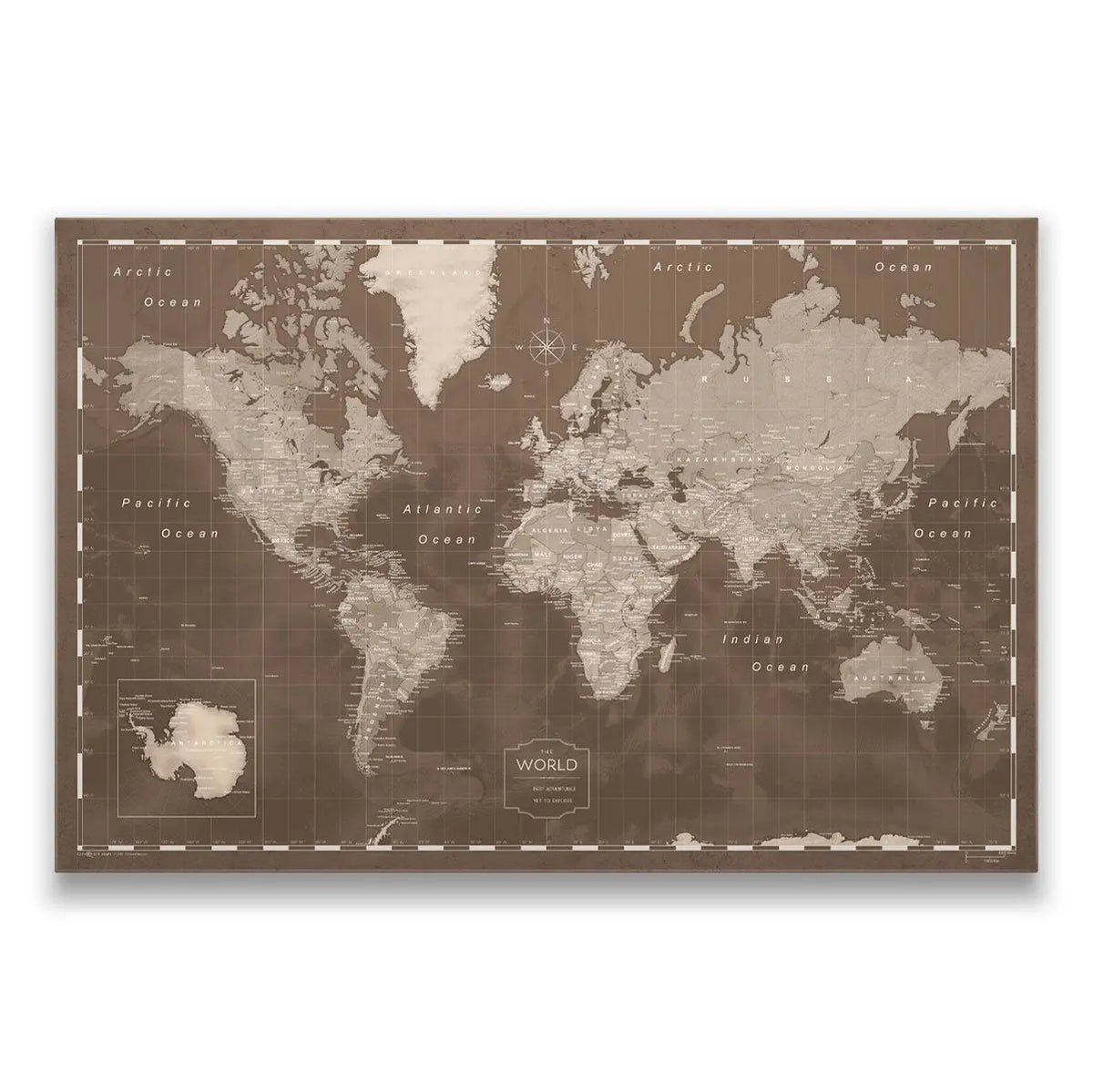 Beautiful World Map Poster