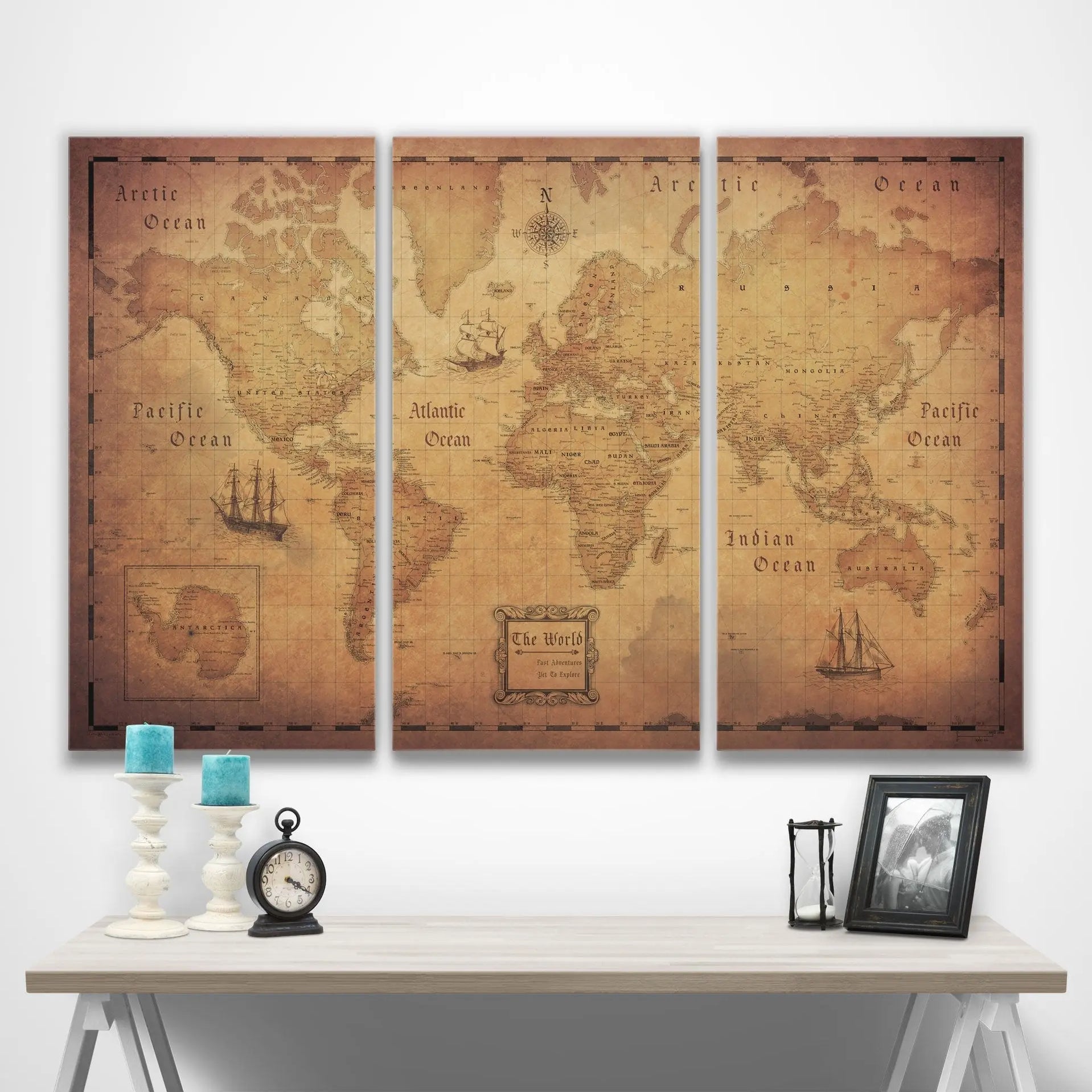 Custom World Map | Vision Boards For Travel | Conquest Maps