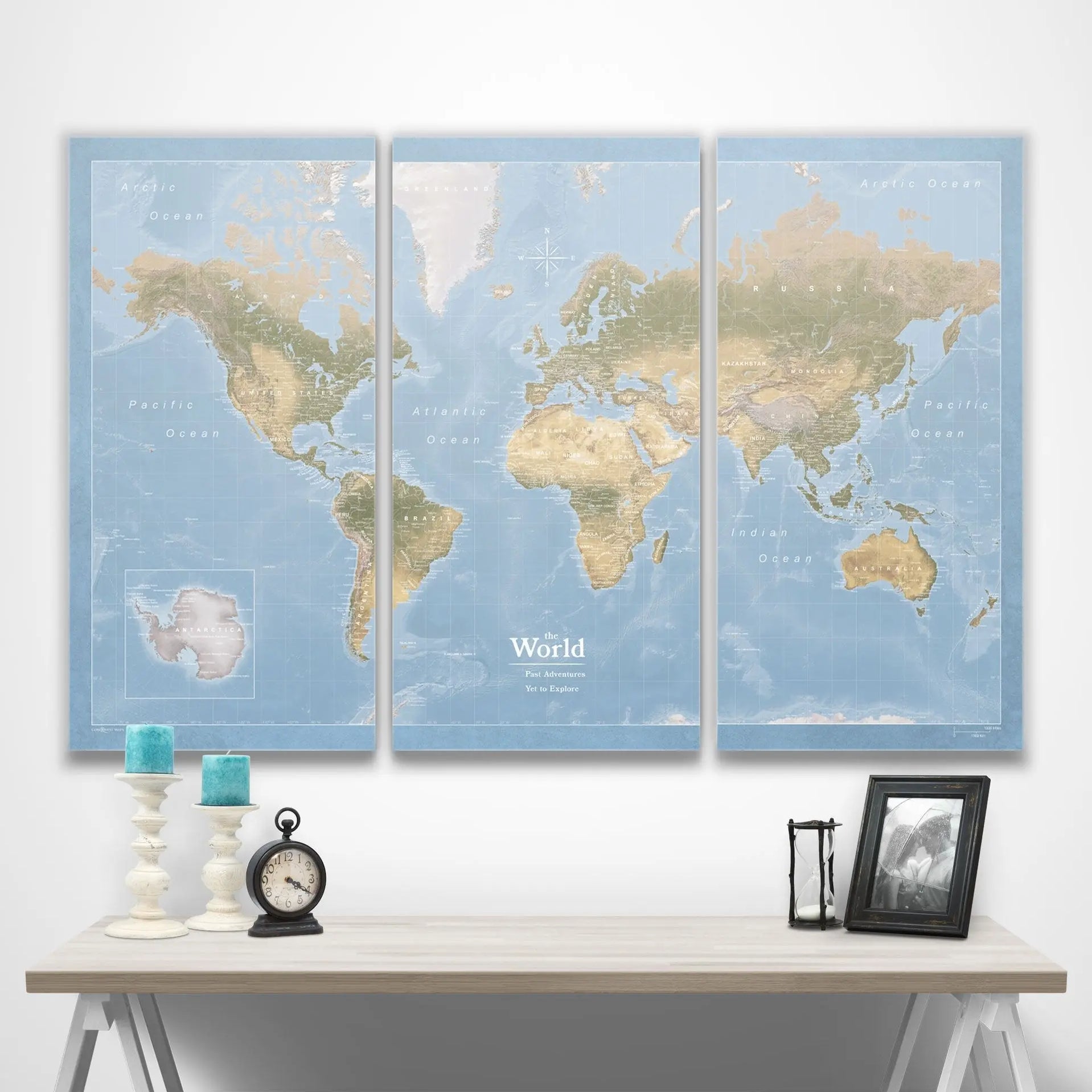 World Map Push Pin Board | High Quality | Conquest Maps